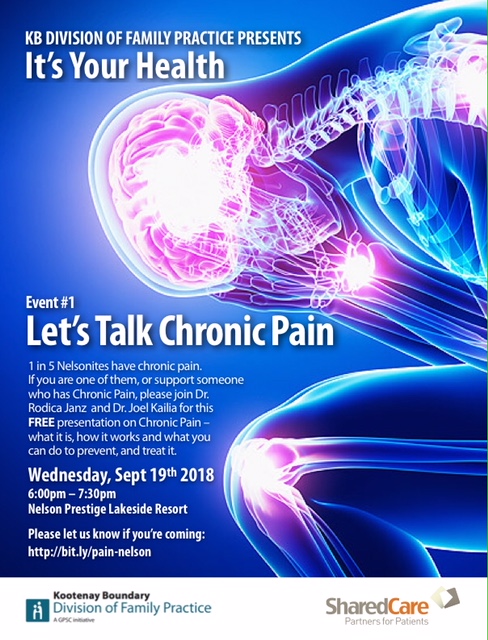 Let’s Talk Chronic Pain with Dr. Janz and Dr. Kailia – RISE BC